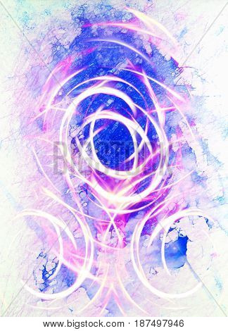 Winter Ice Swirl Lights Background Images, Illustrations, Vectors ...