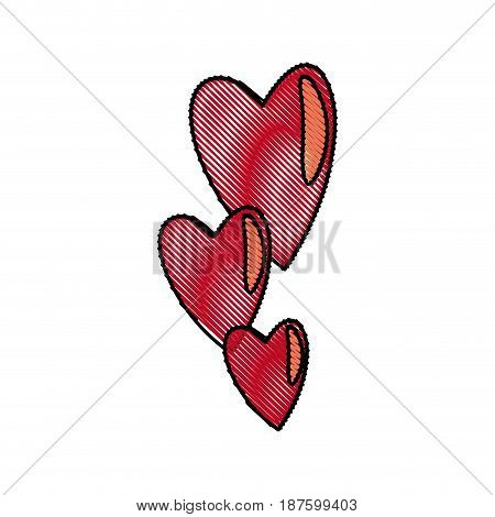 Draw Hearts Falling Vector & Photo (Free Trial) | Bigstock