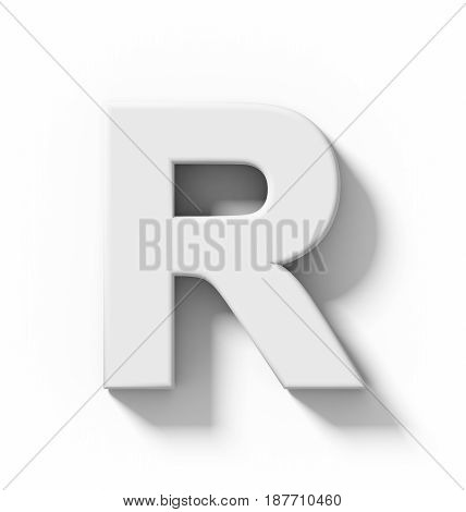 Letter R 3D White Image & Photo (Free Trial) | Bigstock