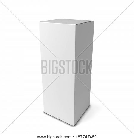 Blank Tall Box Image & Photo (Free Trial) | Bigstock