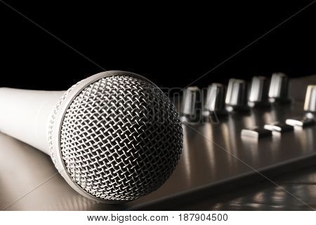 Microphone Lying On Image & Photo (Free Trial) | Bigstock