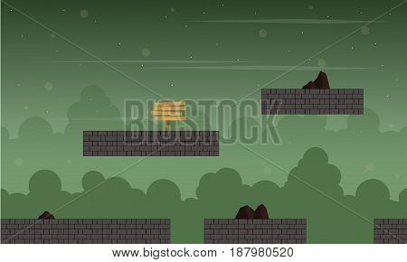 Game Background Night Vector & Photo (Free Trial) | Bigstock