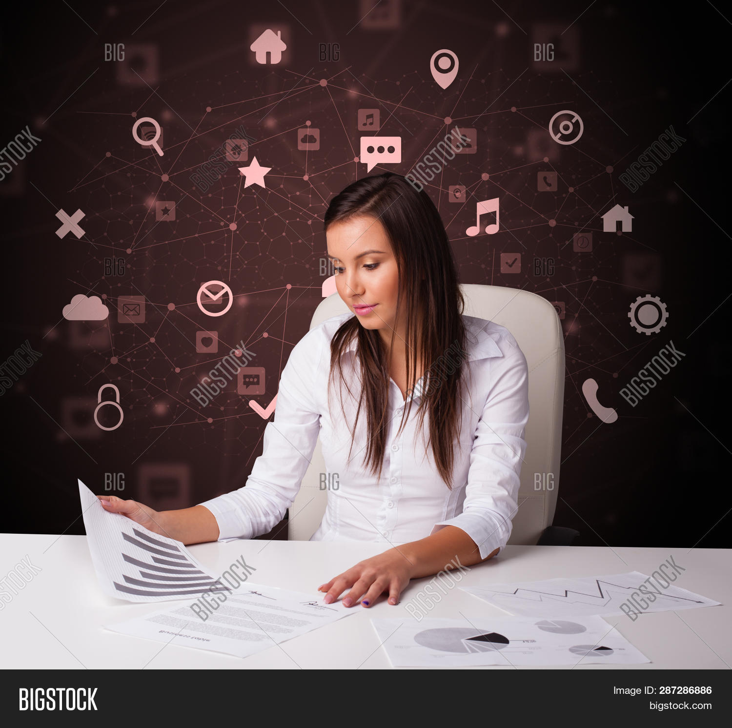 Secretary Work Office Image & Photo (Free Trial) | Bigstock