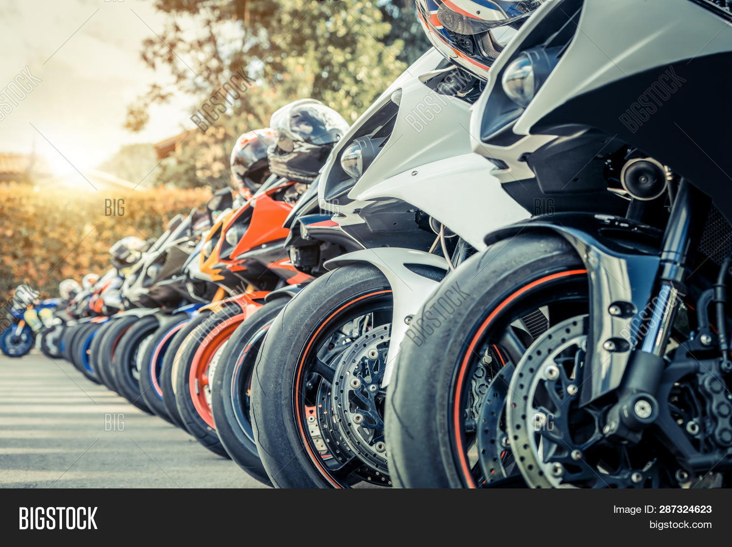 Motorcycles Group Image & Photo (Free Trial) | Bigstock