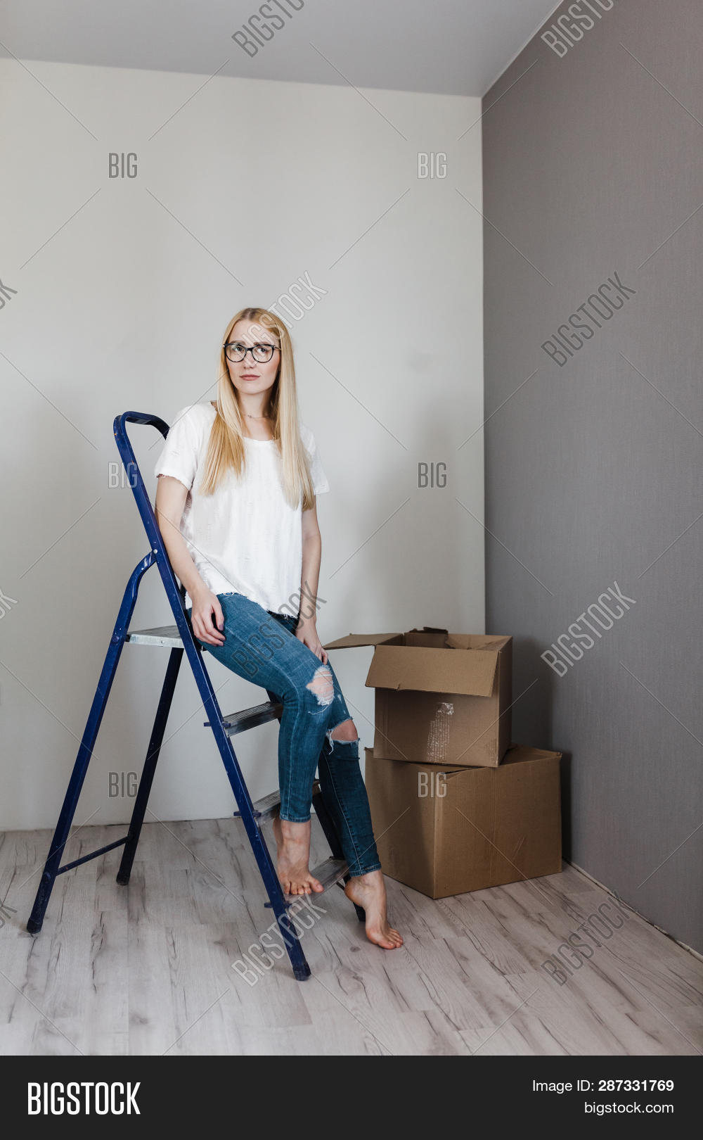 Young Woman Moving Her Image & Photo (Free Trial) | Bigstock