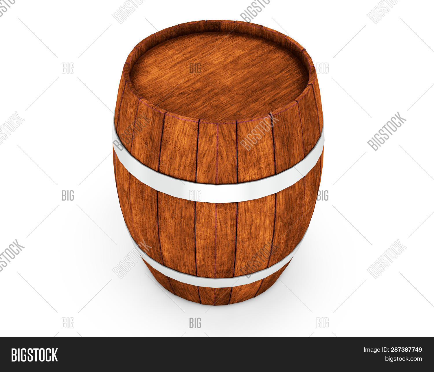 Wooden Barrel Iron Image & Photo (Free Trial) | Bigstock