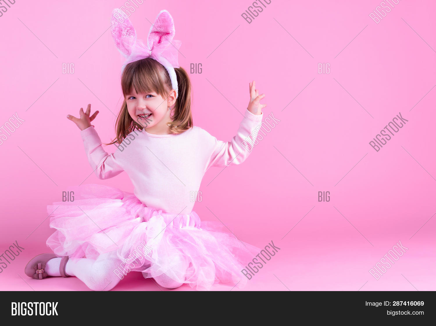 Cute Pink Young Girl Image & Photo (Free Trial) | Bigstock