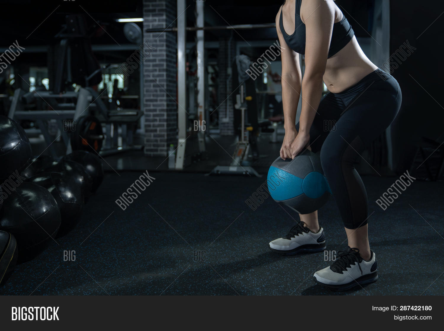 Woman Exercise Workout Image & Photo (Free Trial) | Bigstock