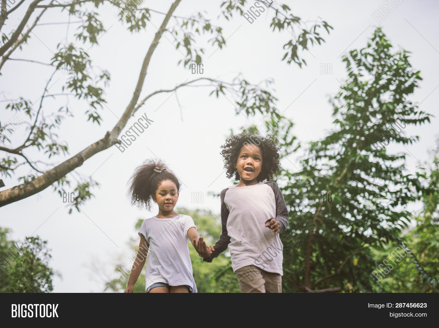 Kids Playing Outdoors Image & Photo (Free Trial) | Bigstock