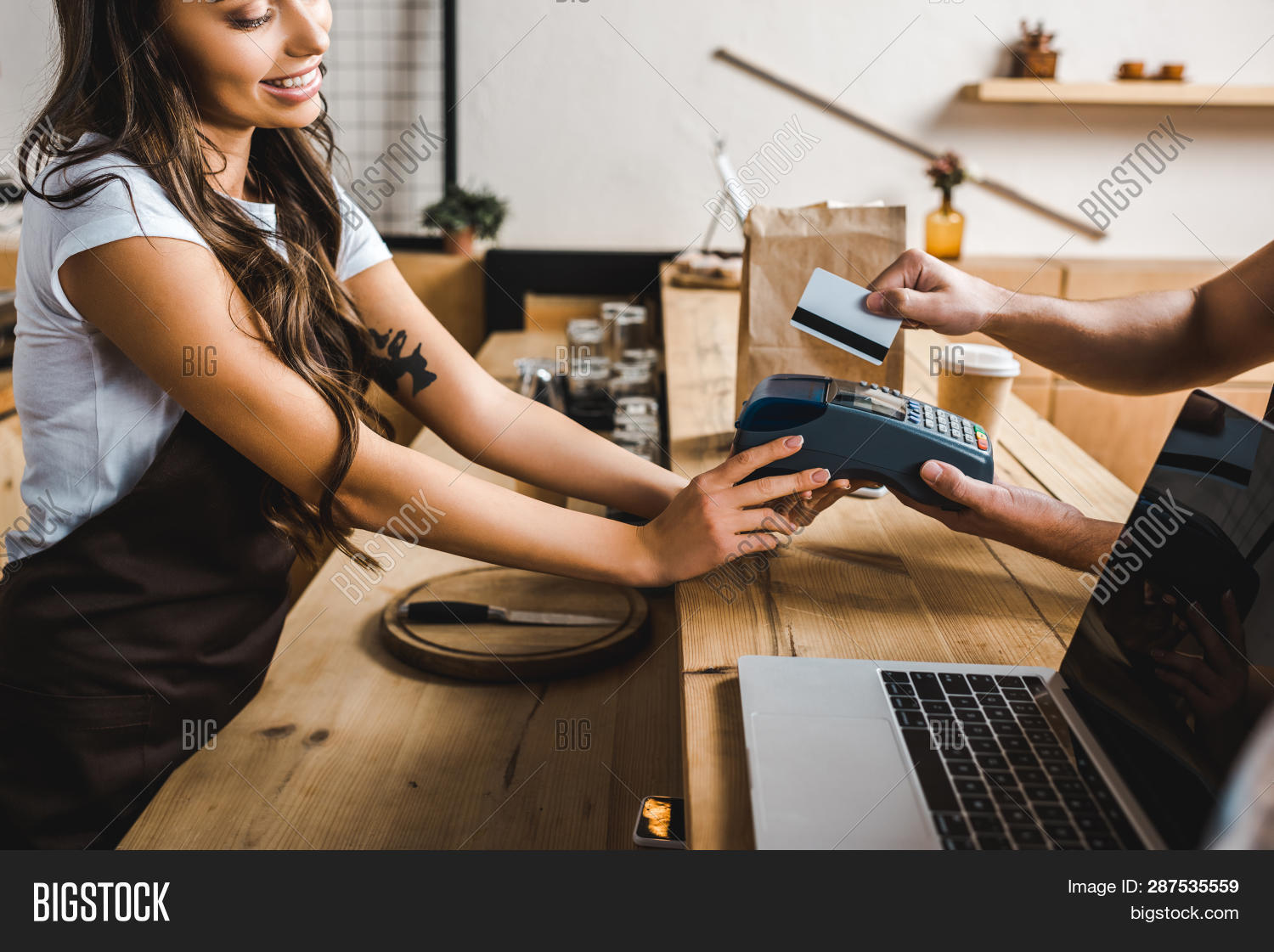 Cropped View Cashier Image & Photo (Free Trial) | Bigstock