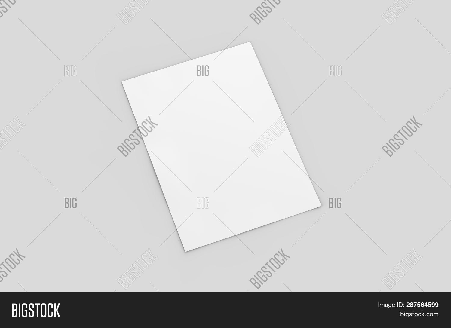 A4 Paper On Isolated Image & Photo (Free Trial) | Bigstock