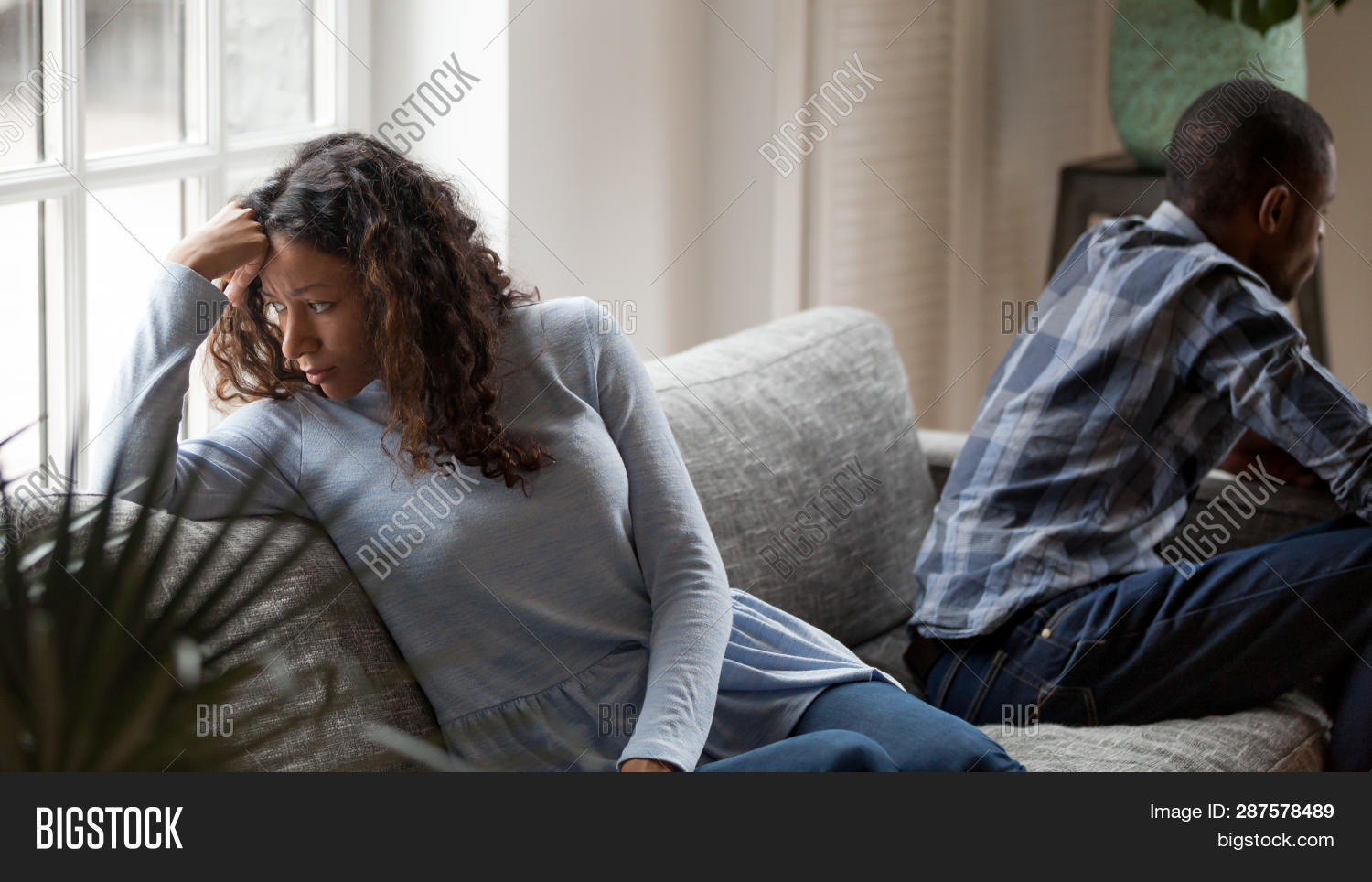 Stressed Black Couple Image & Photo (Free Trial) | Bigstock