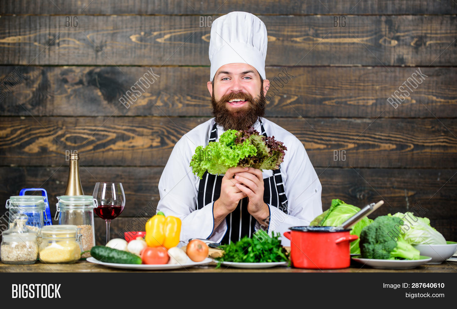Cooking Healthy. Image & Photo (Free Trial) | Bigstock