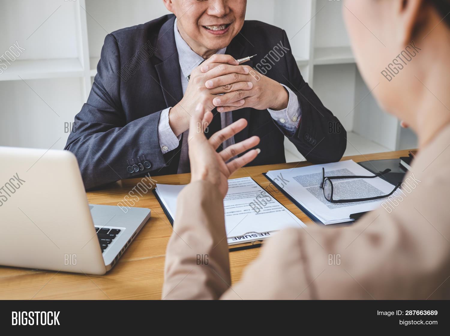 Job Interview, Senior Image & Photo (Free Trial) | Bigstock
