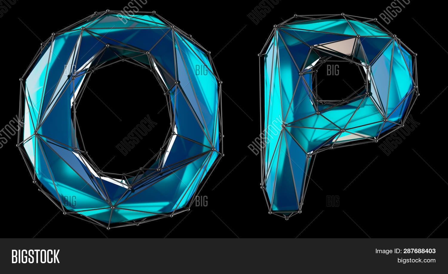 Letter Set O, P Made Image & Photo (Free Trial) | Bigstock