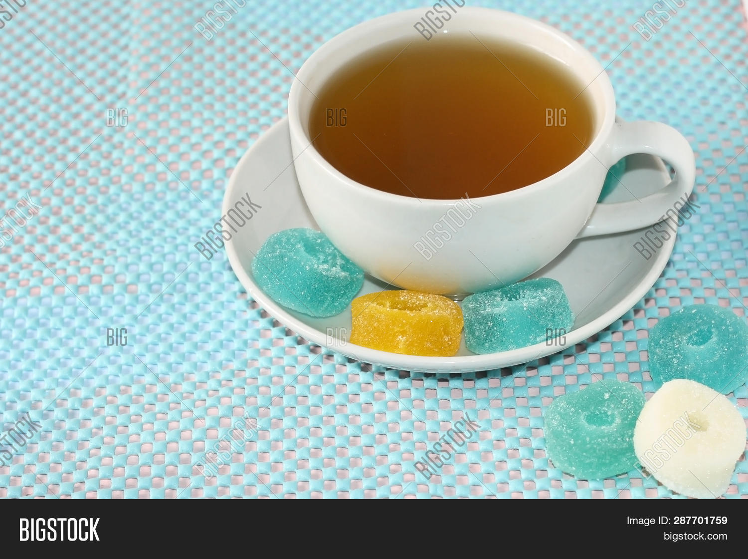 White Cup Green Tea On Image & Photo (Free Trial) | Bigstock