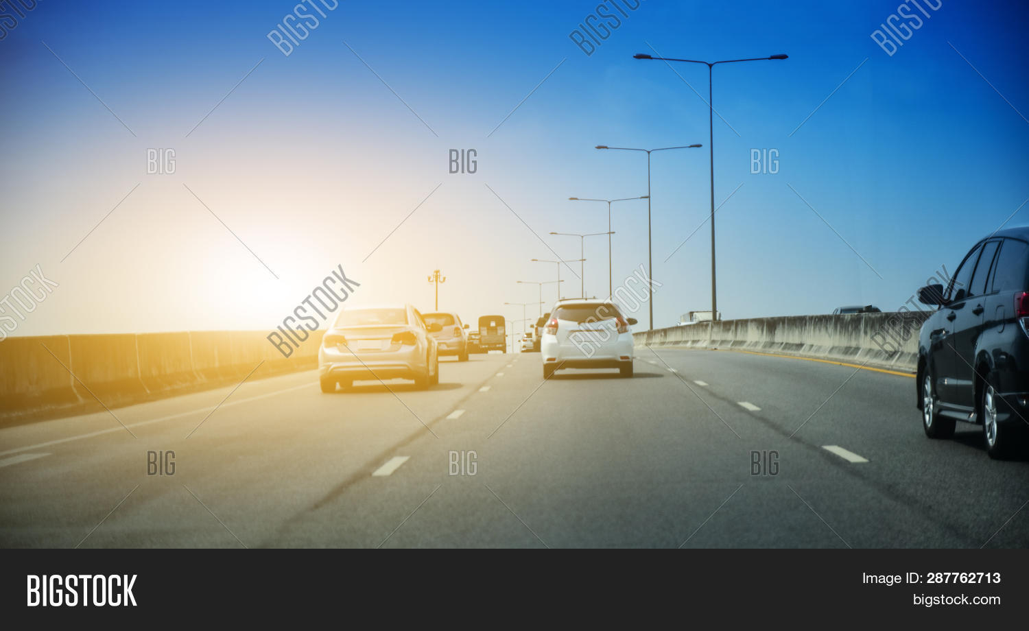 Car Driving On Highway Image & Photo (Free Trial) | Bigstock