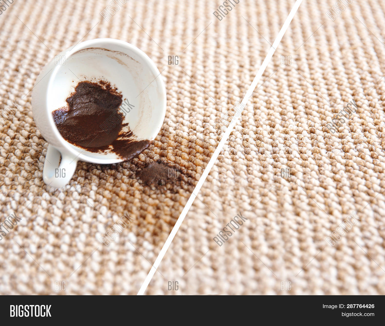 Carpet Cup Spilled Image & Photo (Free Trial) | Bigstock