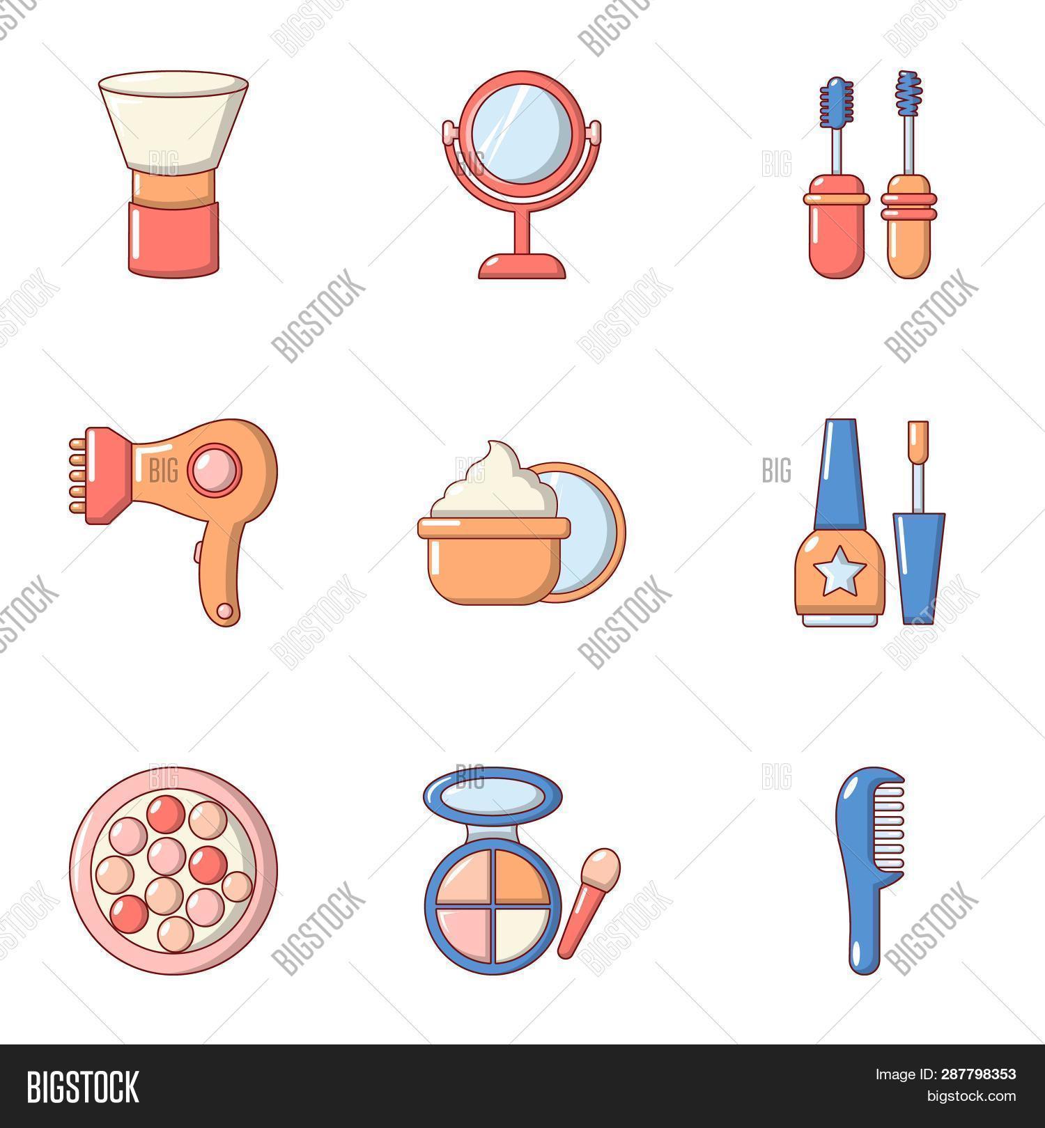 Makeover Icons Set. Image & Photo (Free Trial) | Bigstock