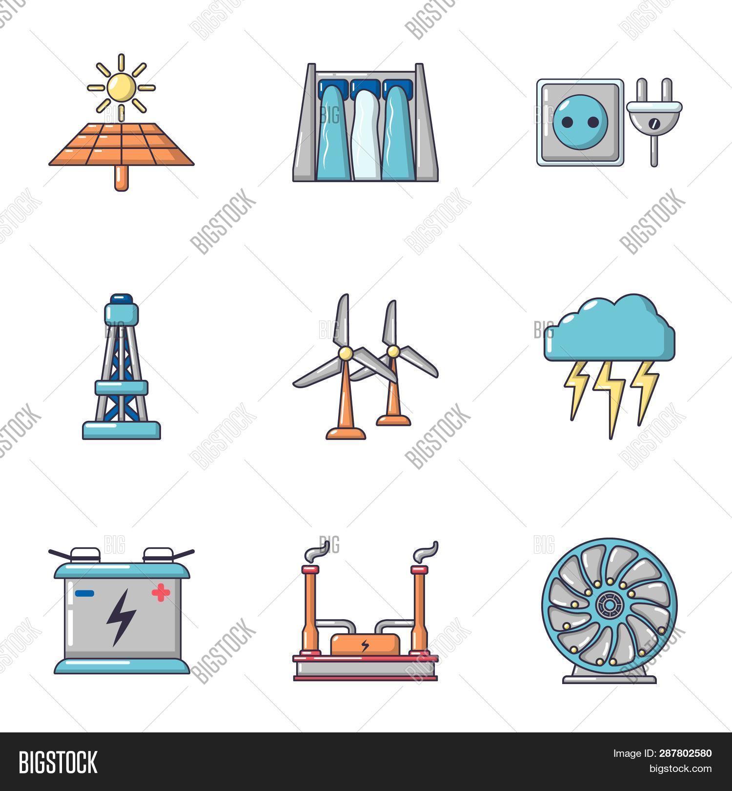 Intensity Icons Set. Image & Photo (Free Trial) | Bigstock