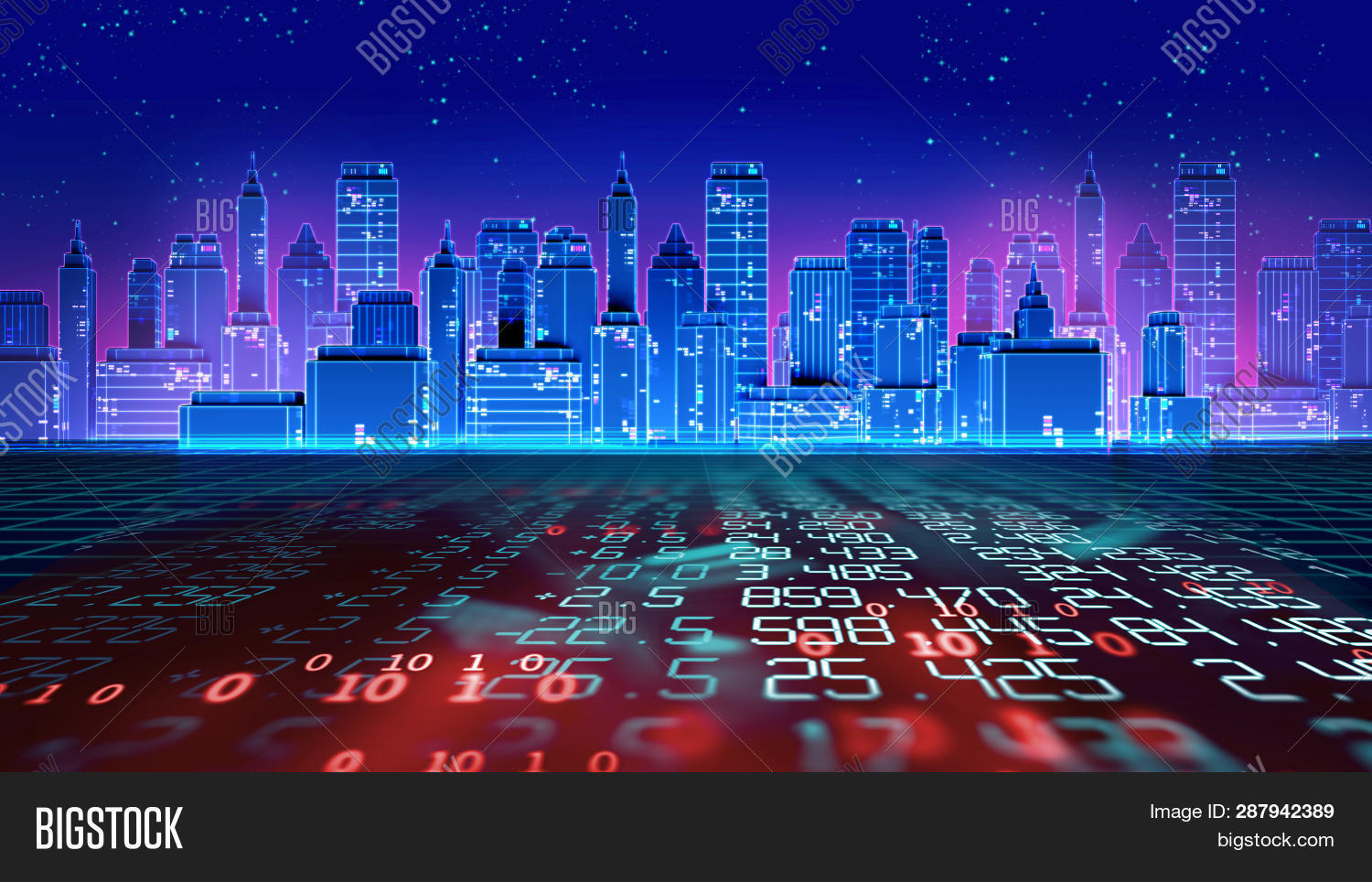 Digital City Scape Image & Photo (Free Trial) | Bigstock