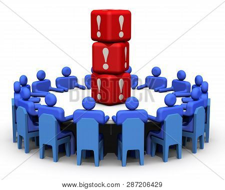 Round Table Discussion Images, Illustrations & Vectors (Free) - Bigstock