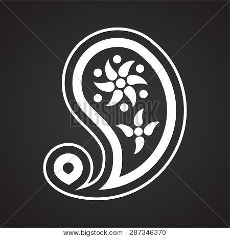 Buta Icon On Black Vector & Photo (Free Trial) | Bigstock