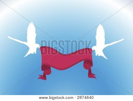Dove Banner Red Image & Photo (Free Trial) | Bigstock