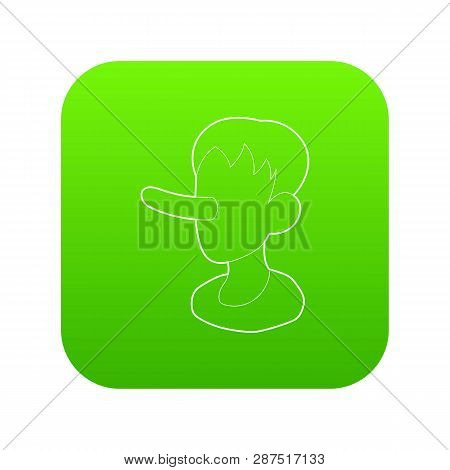 Boy Long Nose Icon Vector & Photo (Free Trial) | Bigstock