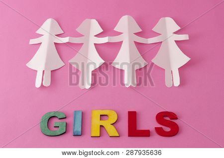 Paper Doll Chain Girls Image & Photo (Free Trial) | Bigstock