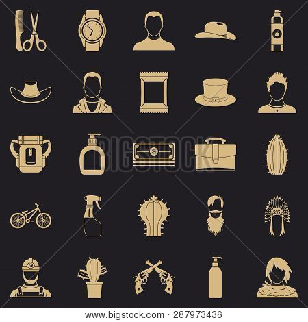 Wild West Icons Set. Vector & Photo (Free Trial) | Bigstock