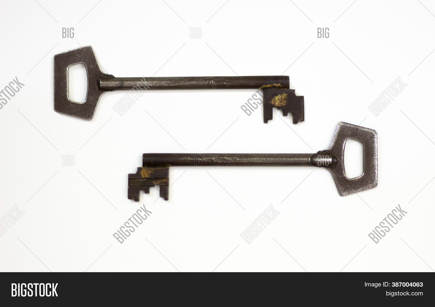 Old Key Isolated. Keys Image & Photo (Free Trial) | Bigstock
