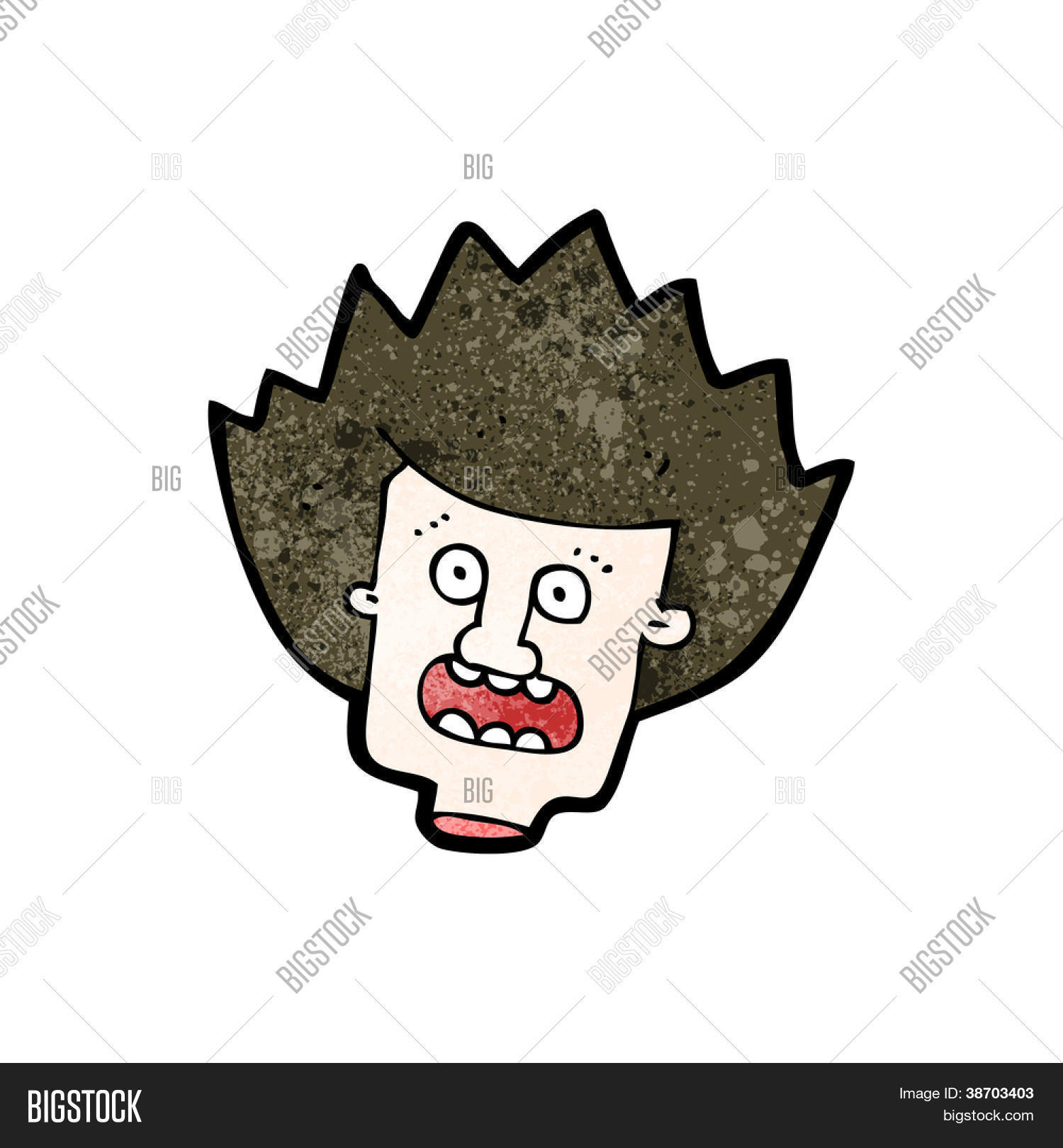 Cartoon Screaming Vector & Photo (Free Trial) | Bigstock