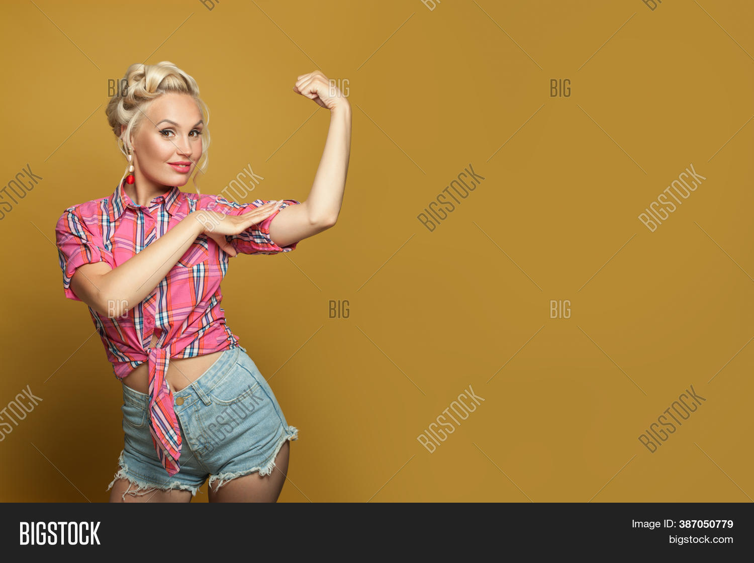 Pin- Woman Power Image & Photo (Free Trial) | Bigstock