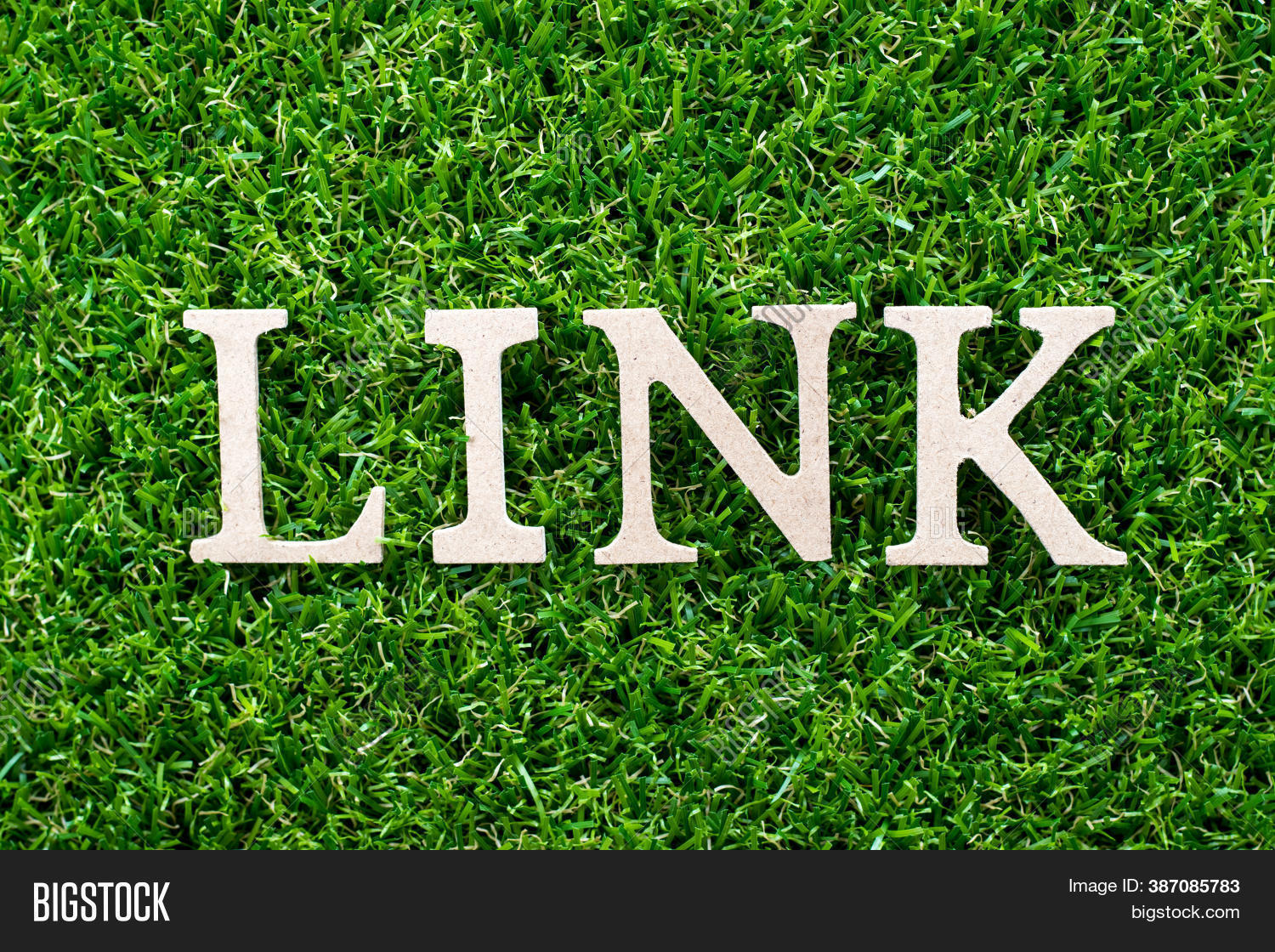 Wood Letter Word Link Image & Photo (Free Trial) | Bigstock