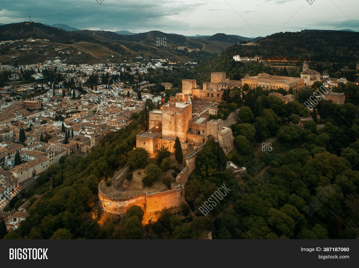 Alhambra Aerial View Image & Photo (Free Trial) | Bigstock