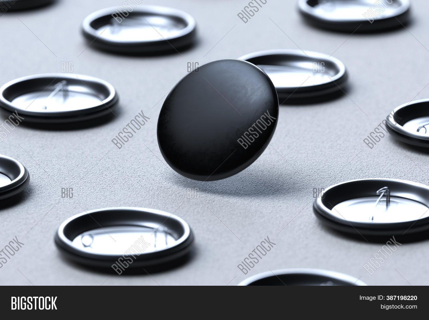 Black Blank Pin Image & Photo (Free Trial) | Bigstock