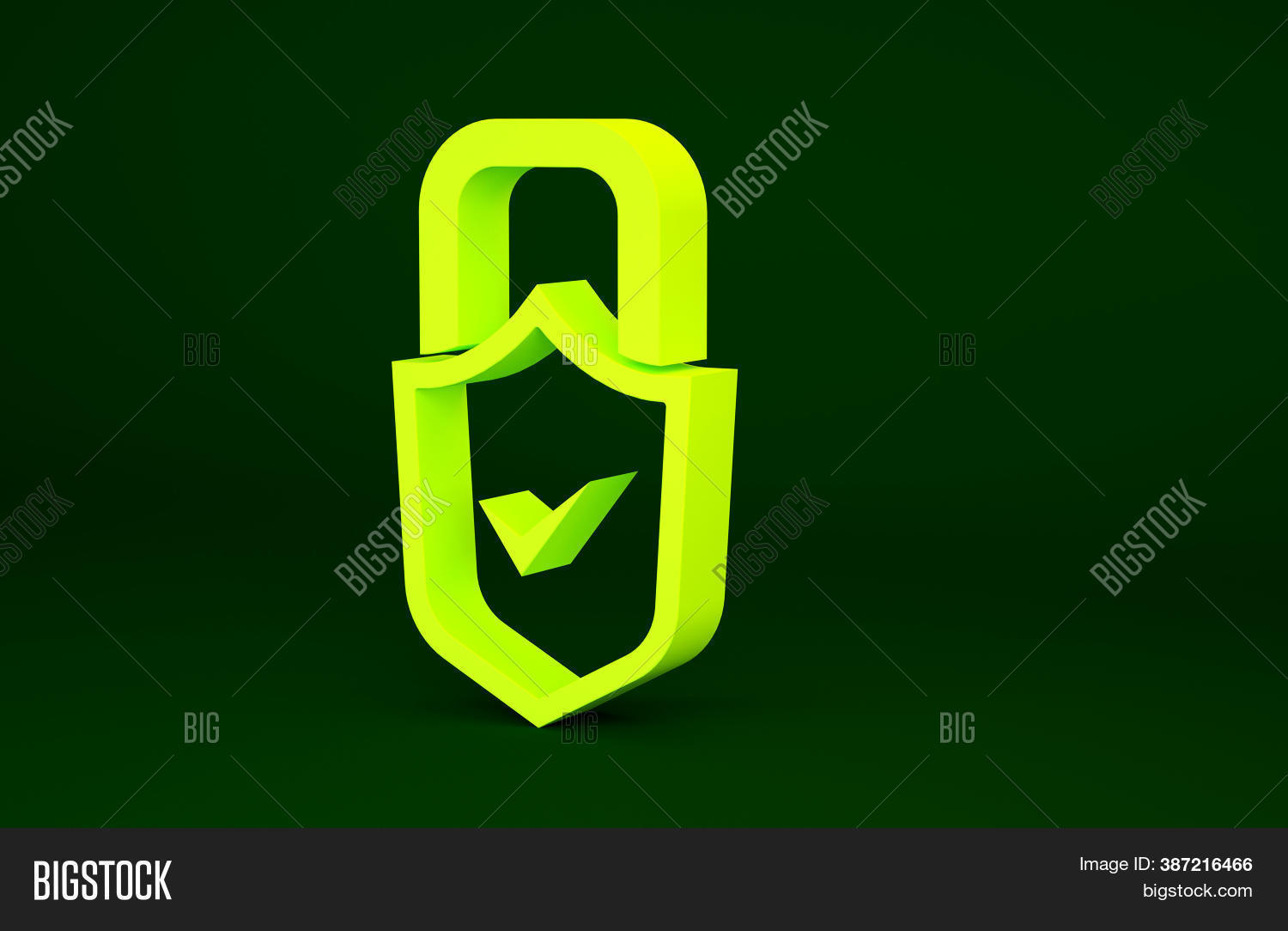 Yellow Open Padlock Image & Photo (Free Trial) | Bigstock