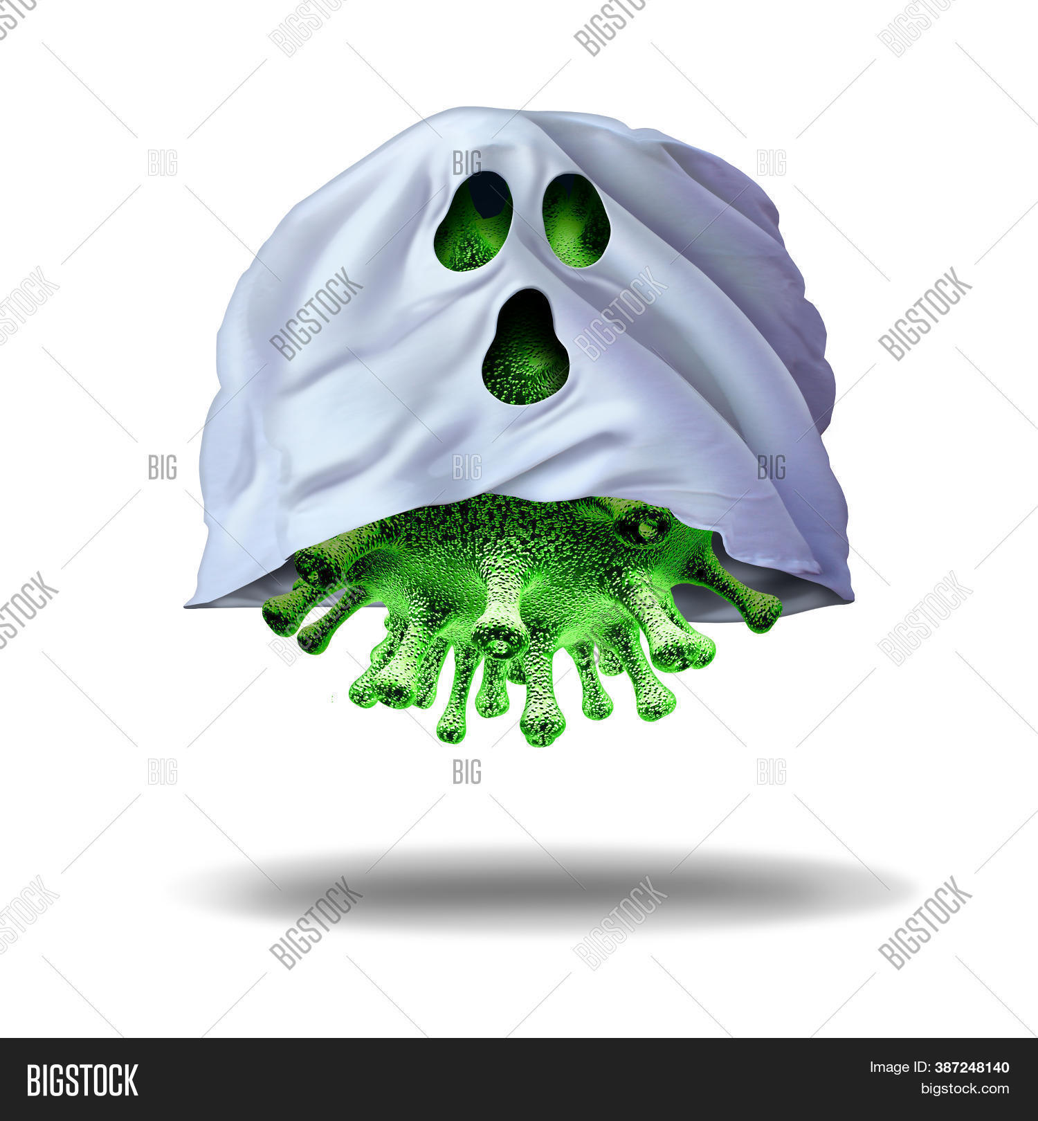 Virus Ghost Halloween Image & Photo (Free Trial) | Bigstock