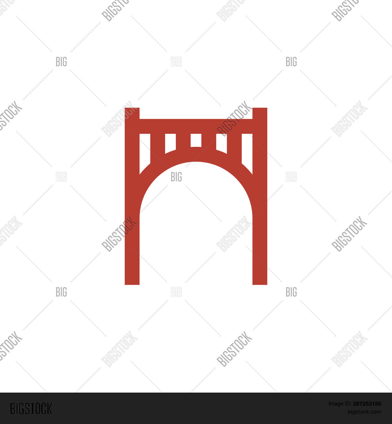Logo Gate Bridge Arc Vector & Photo (Free Trial) | Bigstock