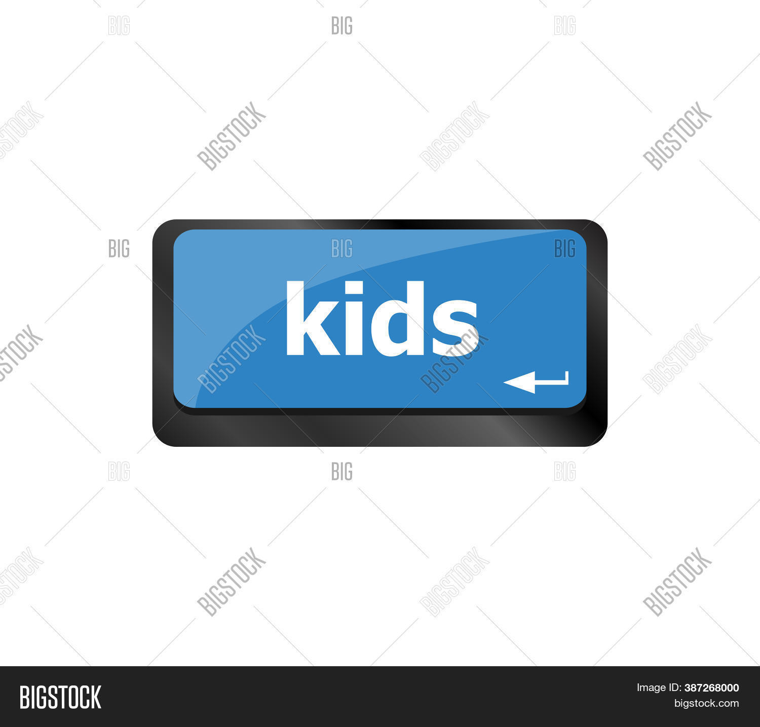 Kids Key Button Image & Photo (Free Trial) | Bigstock