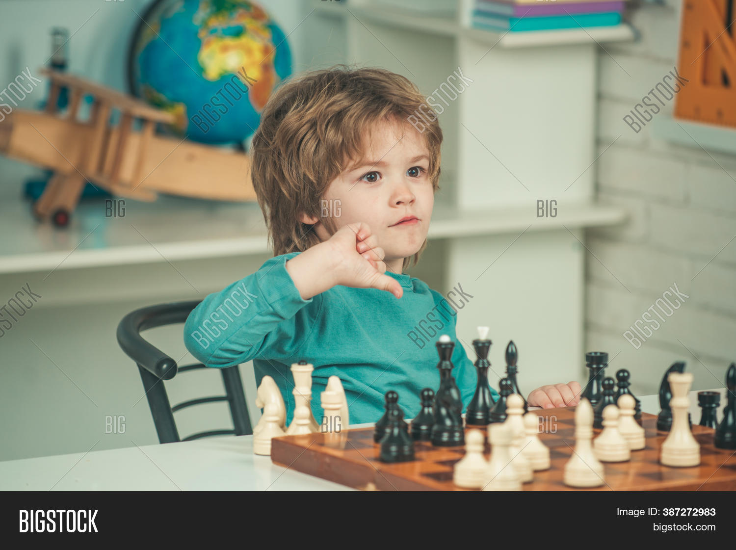 Thinking Child. Image & Photo (Free Trial) | Bigstock