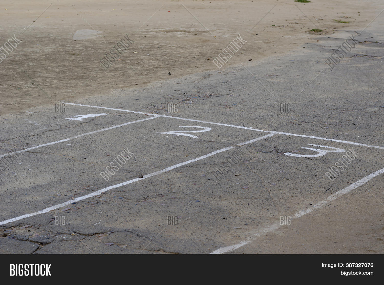 White Lines Numbers 1 Image & Photo (Free Trial) | Bigstock