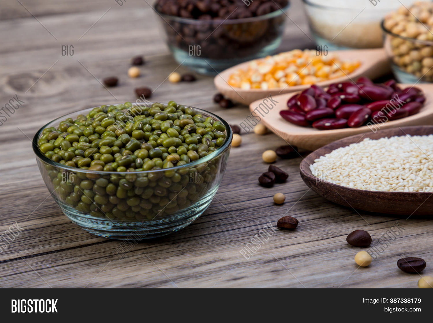 Organic Mung Beans On Image & Photo (Free Trial) | Bigstock