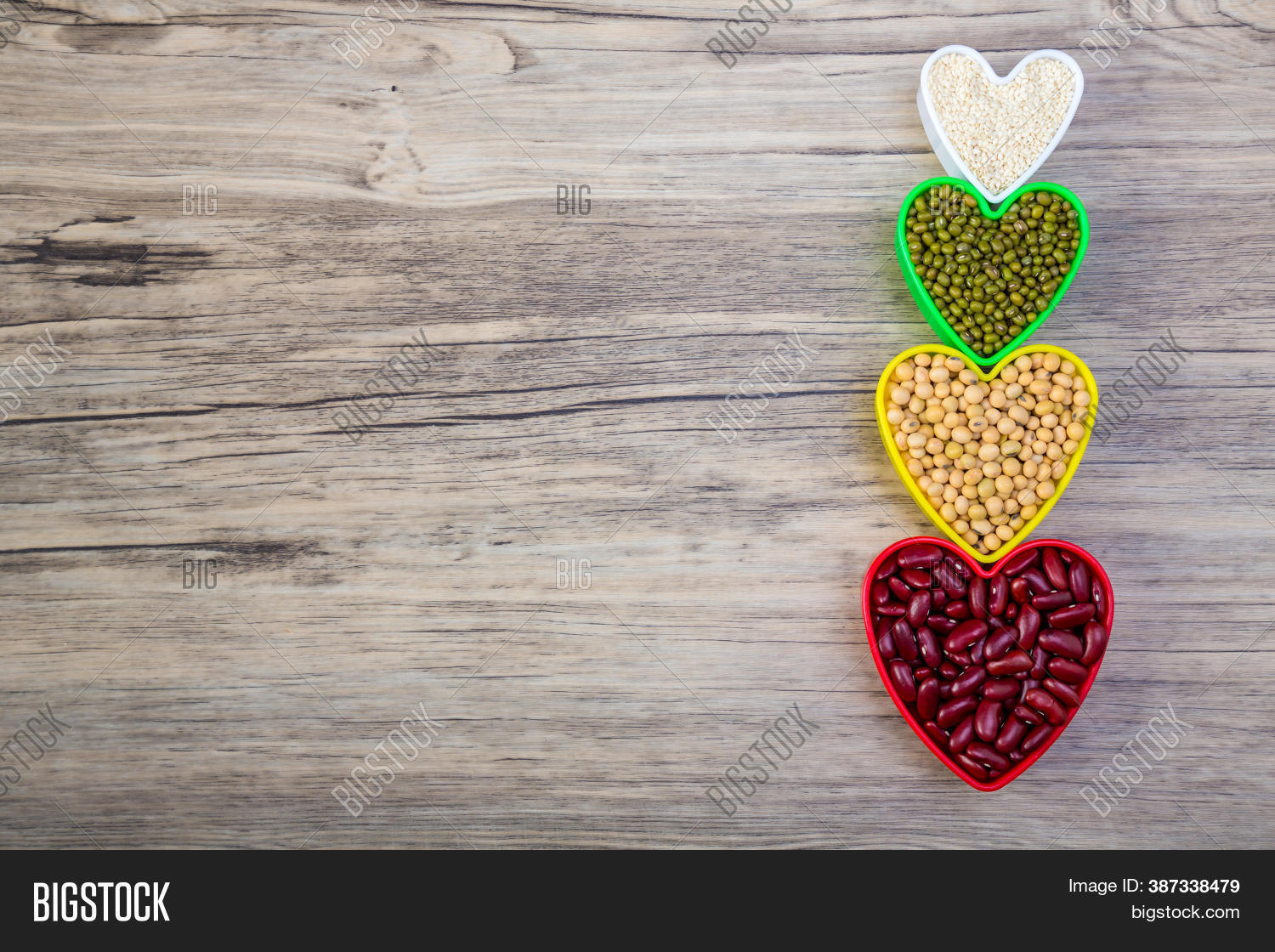 Red Beans Red Heart Image & Photo (Free Trial) | Bigstock