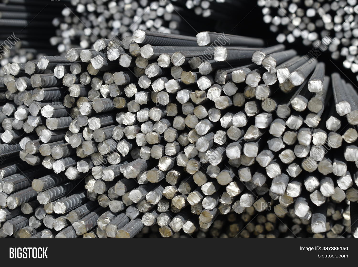 Rows Steel Rod Storage Image & Photo (Free Trial) | Bigstock