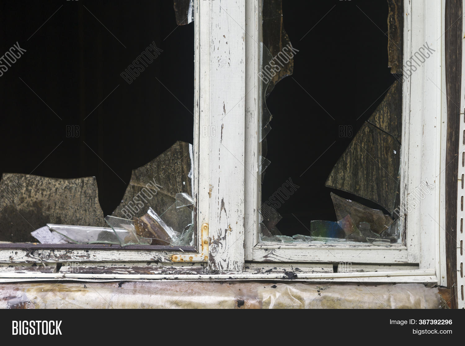 Damaged Window Broken Image & Photo (Free Trial) | Bigstock