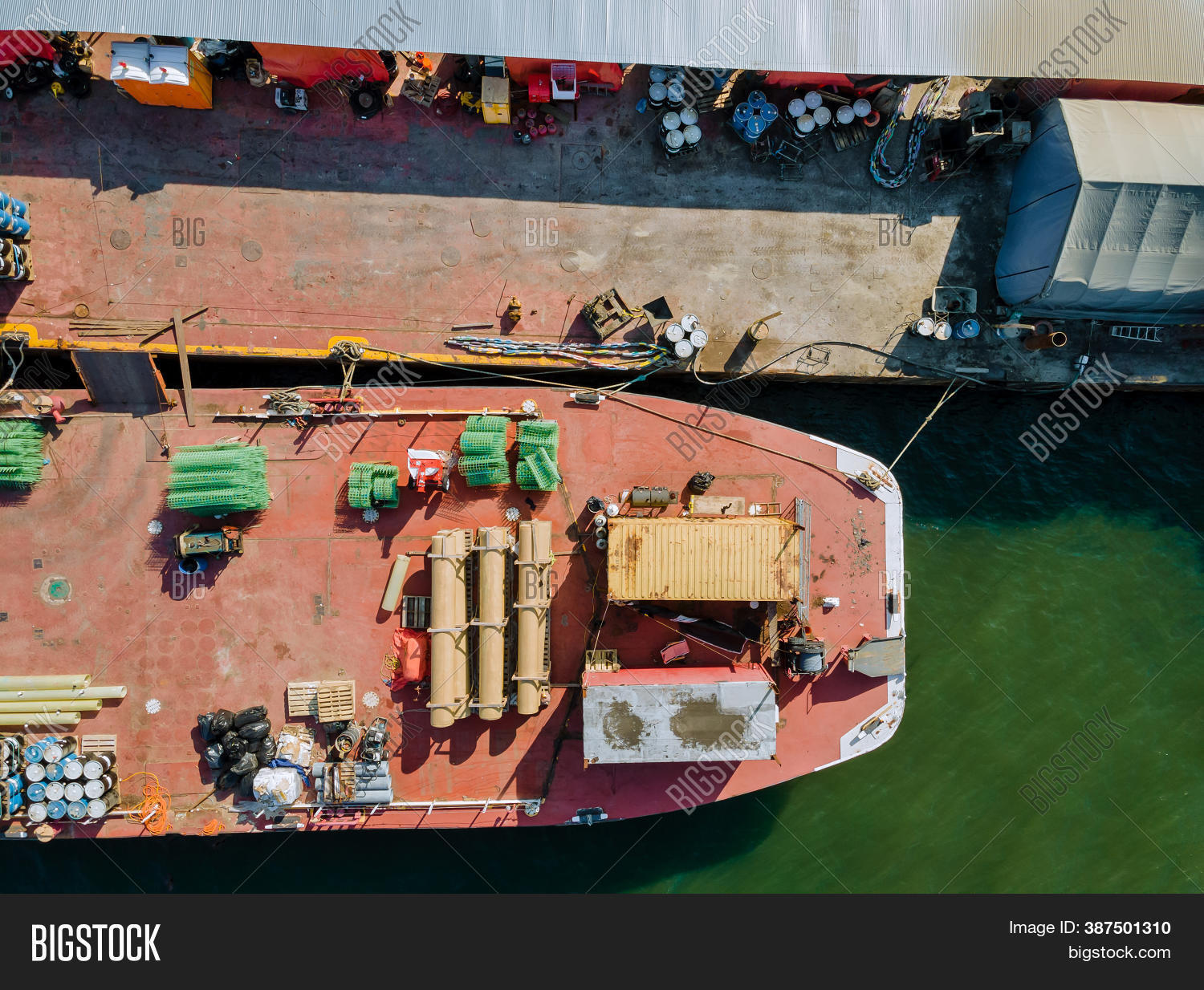 Barge On Construction Image & Photo (Free Trial) | Bigstock