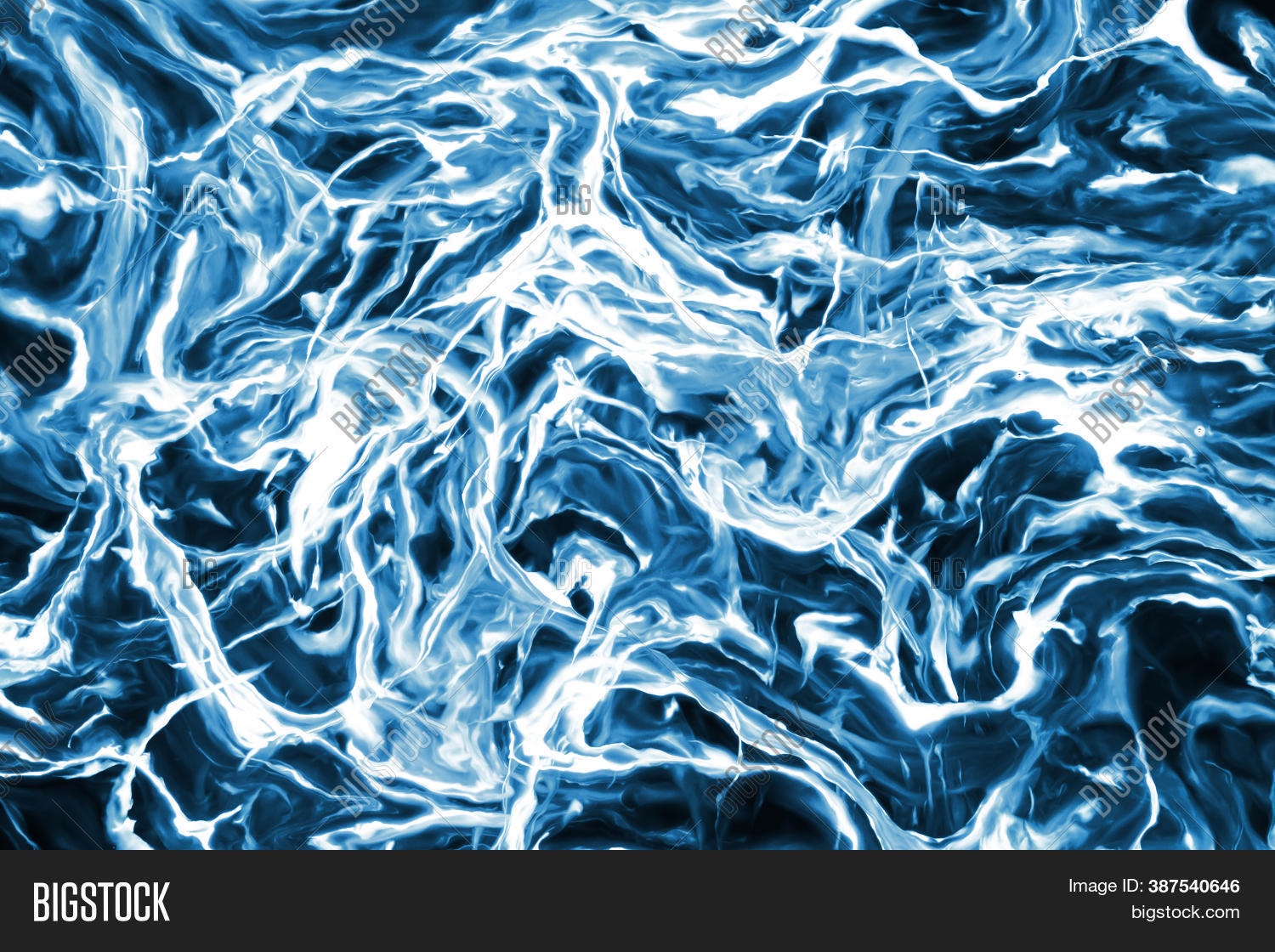 Blue Chaos Texture. Image & Photo (Free Trial) | Bigstock