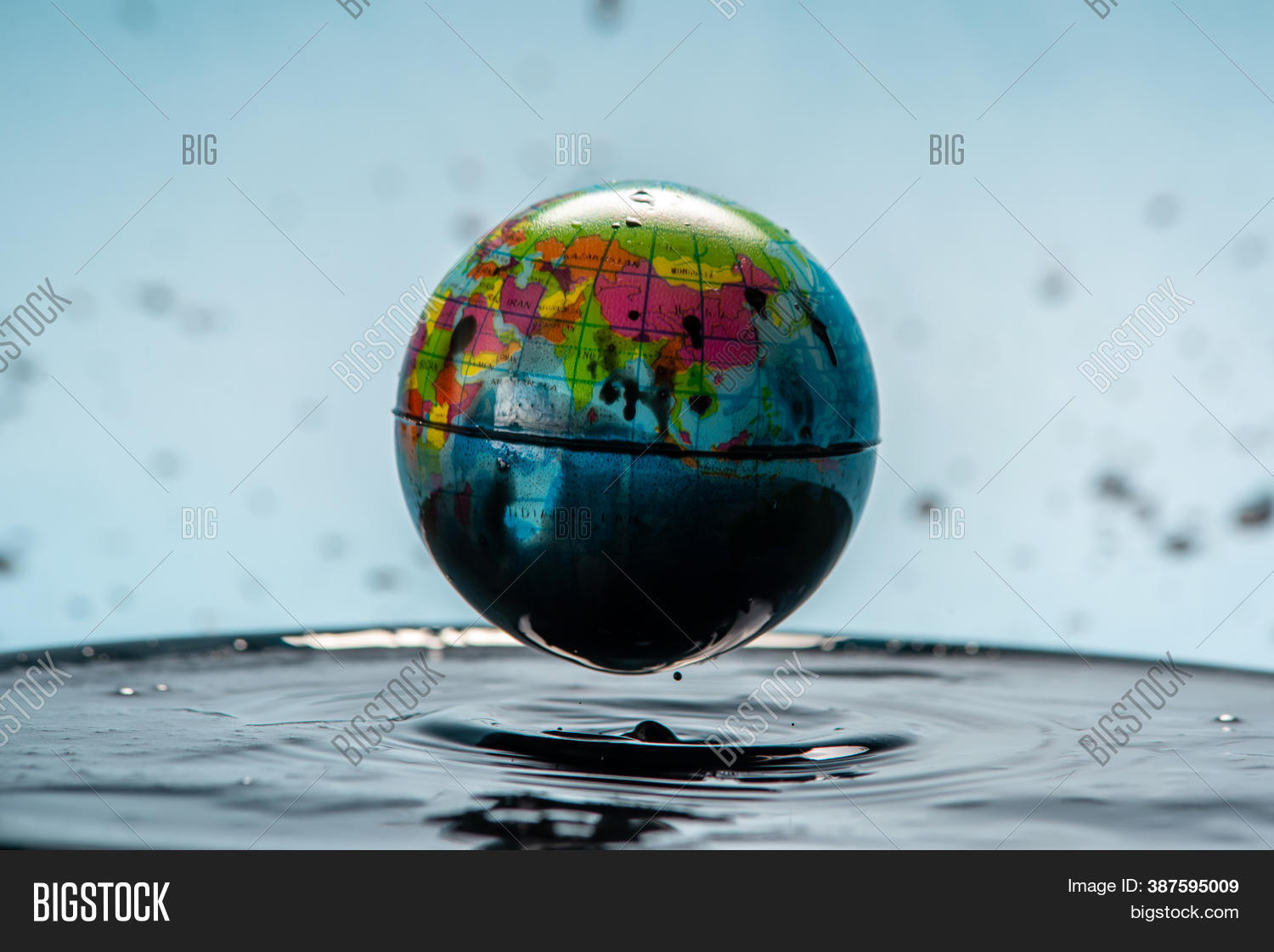 Earth Form Globe Oil. Image & Photo (Free Trial) | Bigstock
